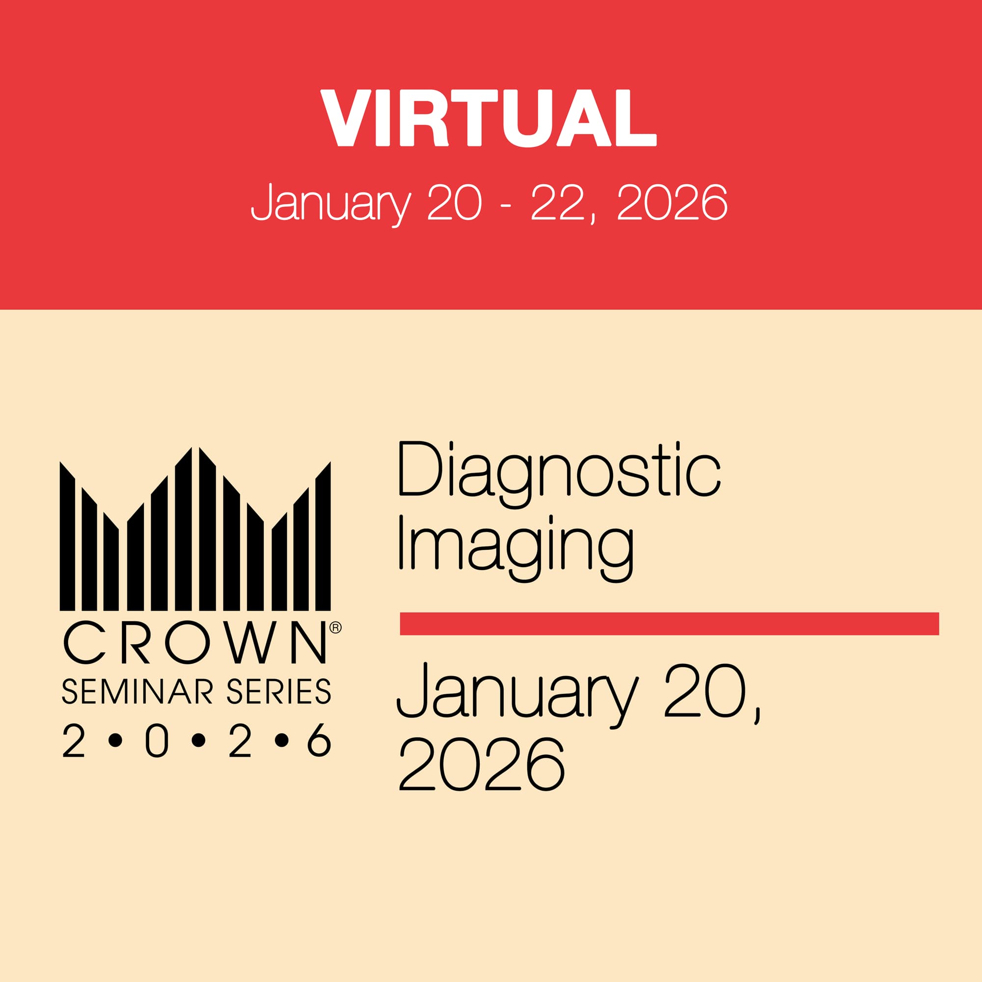 CROWN® 2026 Diagnostic Imaging Virtual Seminar – RCCS Store